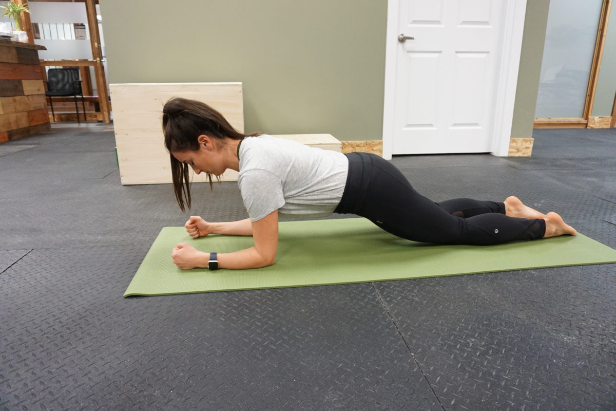 Plank on Knees - Zen Physiotherapy