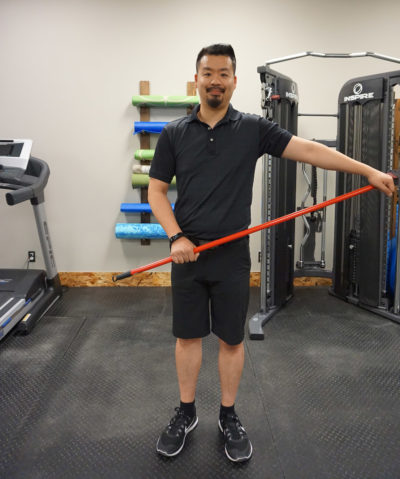 AAROM With Dowel: Shoulder Abduction - Zen Physiotherapy