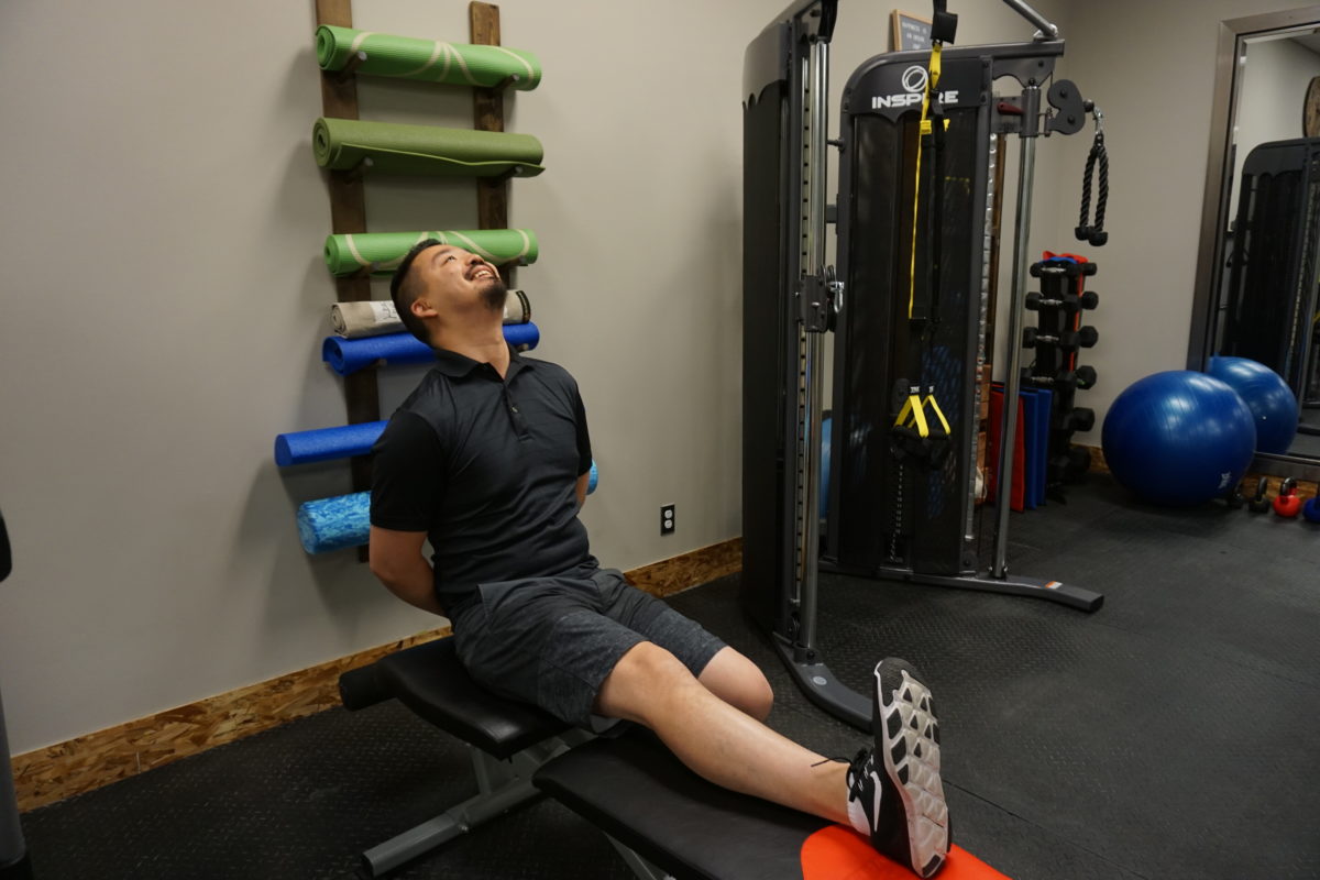 Slump Nerve Glide (seated position) - Zen Physiotherapy